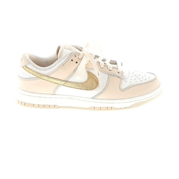 Nike | Shoes | Nike Dunk Low Gold Swoosh Sneakers Dx593 00 Dunks ...